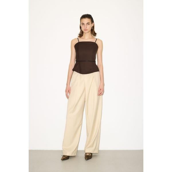 スライ（SLY）/【THROW】ASYMMETRY TUCK SLACKS