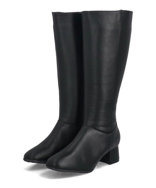 ラ・ファーファ（la farfa）/la farfa ロングブーツ【幅広4E/筒幅ゆったり/大きいサイズ/滑りにくい】