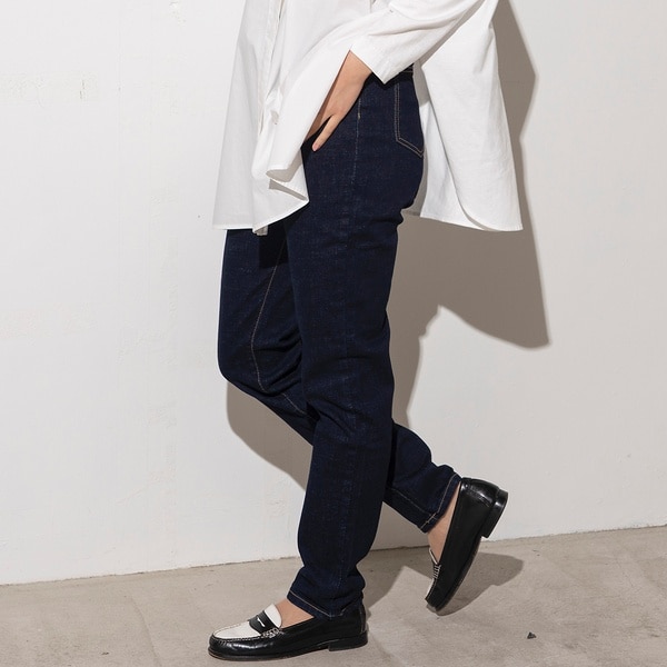 エウクレイド（EUCLAID）/【INDIMARK】ハイウエストボーイズデニム