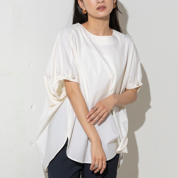 エウクレイド（EUCLAID）/【雑誌掲載】ビッグシルエットブラウス