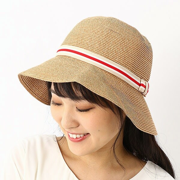 アトレナ（ATRENA）/【春夏】洗えて！たためる！ストライプリボンキャペリン