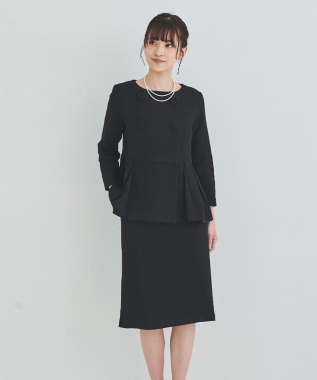 リブルーム（Rebloom）/ツイードペプラムジャケットセットアップ