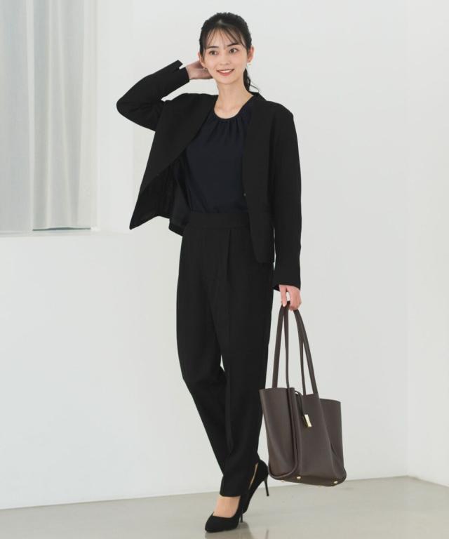 セレン（CELEN）/モダンノーカラージャケット・パンツセットアップ 15−15