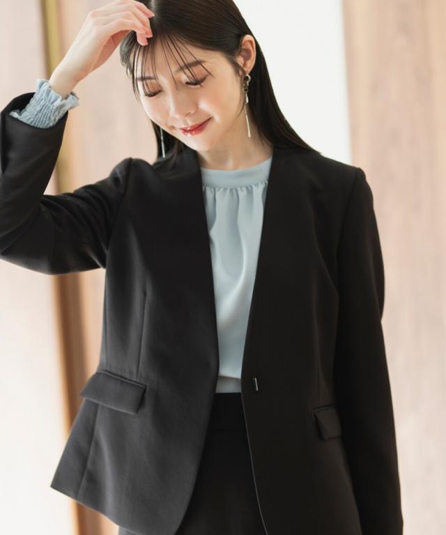 セレン（CELEN）/2025SS新作【洗える/UVカット/花粉防止】ベーシックノーラペルジャケット