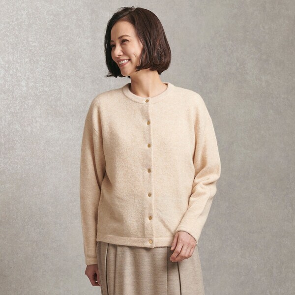 スキャパ/【ＷＥＢ限定】ヘアリーニットカーディガン