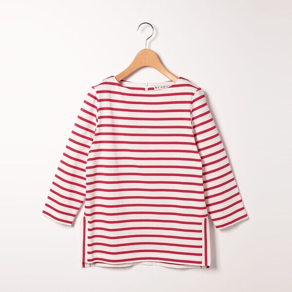 スキャパ/コットンボーダーカットソー