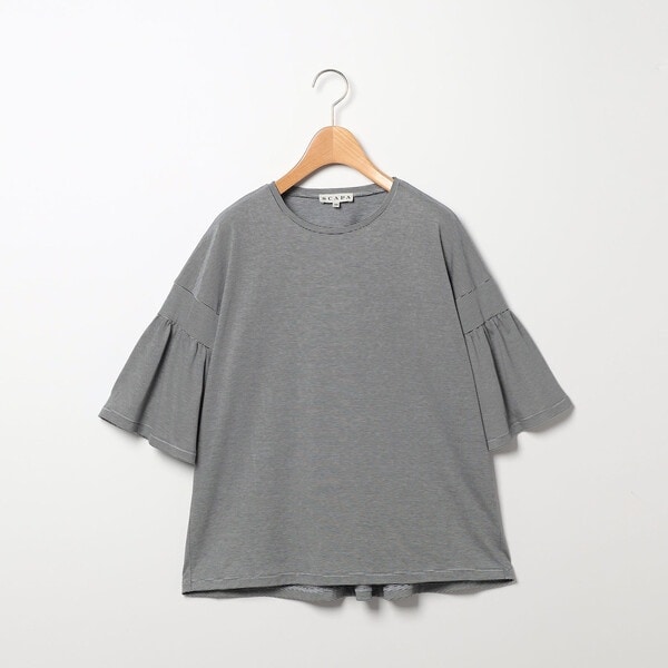 スキャパ（SCAPA）/コンパクトボーダーカットソー