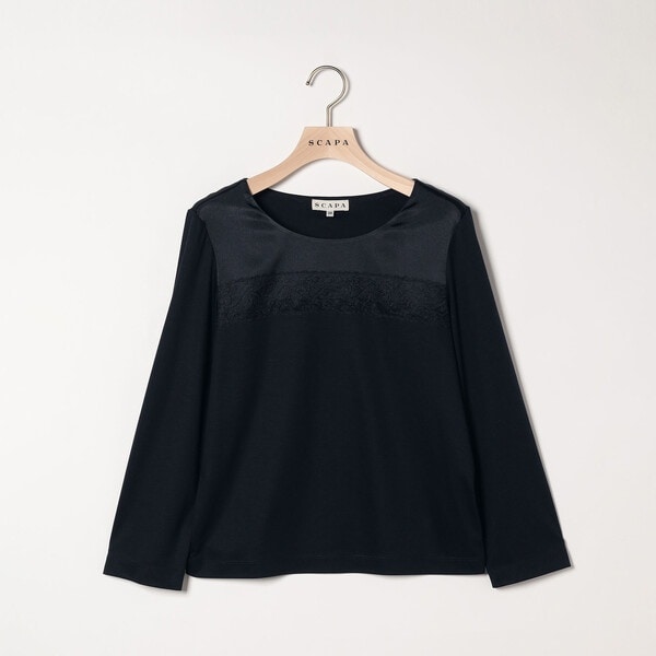 スキャパ（SCAPA）/レースコンビジャージ長袖カットソー