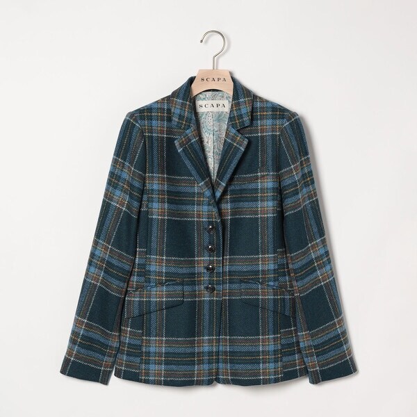 スキャパ（SCAPA）/ムーンチェックツイードジャケット
