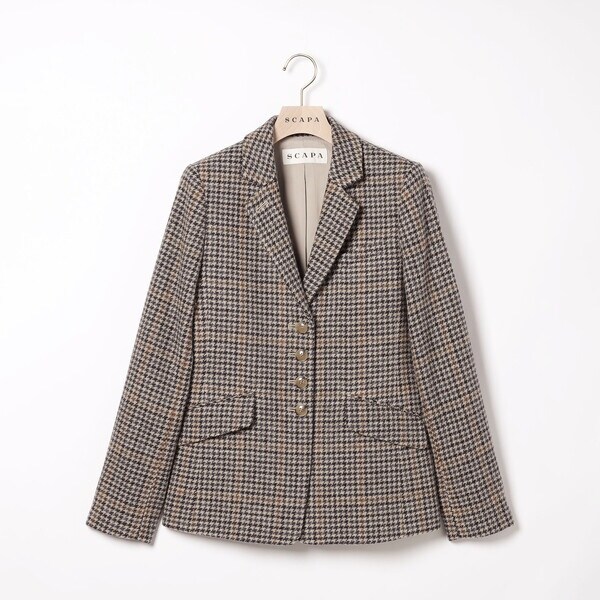 スキャパ（SCAPA）/【ＷＥＢ限定】ムーンチドリツィードジャケット