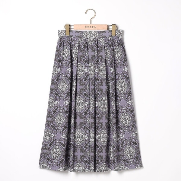 スキャパ（SCAPA）/スクエアサラサスカート