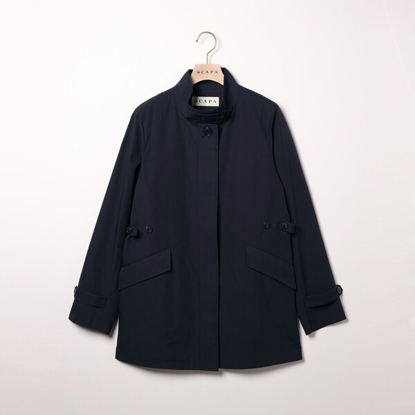 スキャパ（SCAPA）/シルキーシャンブレーコート