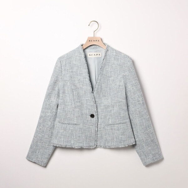 スキャパ（SCAPA）/スラブツィードジャケット
