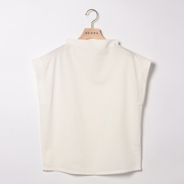 スキャパ（SCAPA）/コットンリネンハイネックカットソー