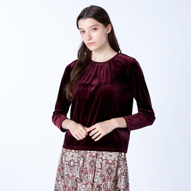 スキャパ（SCAPA）/ストレッチベロアカットソー