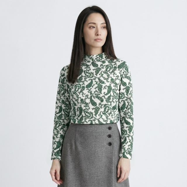 【NEW】スキャパ（SCAPA）/プティットフルールボトルネックカットソー