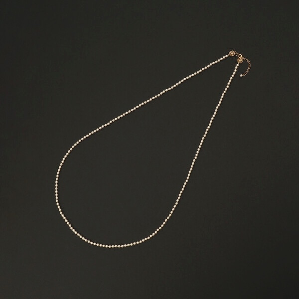 キース/ロンググラスパールネックレス