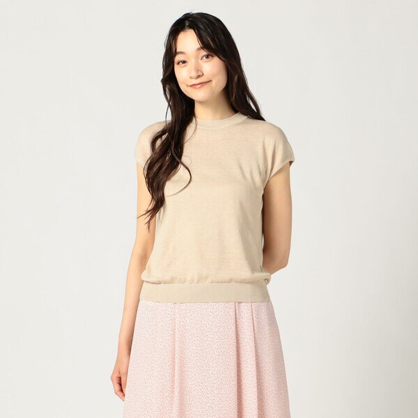 キース/ウォッシャブルリネン　ニット