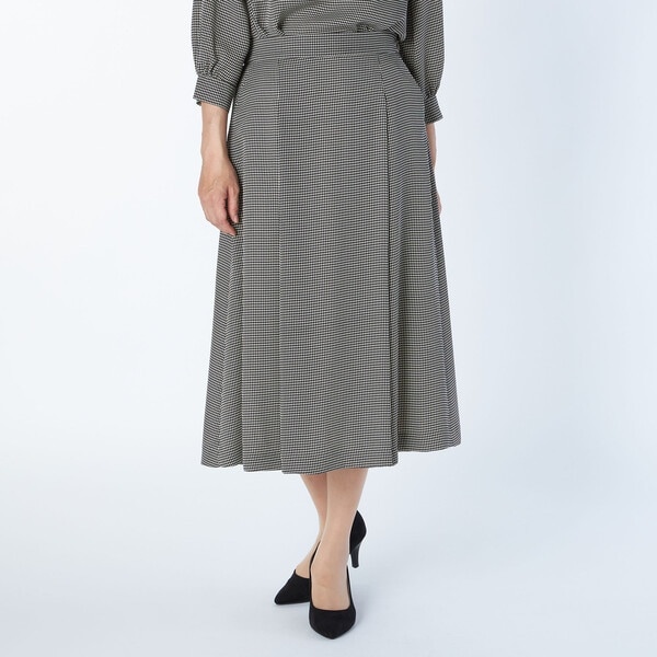 キース（KEITH）/ハウンドトゥースプリントスカート