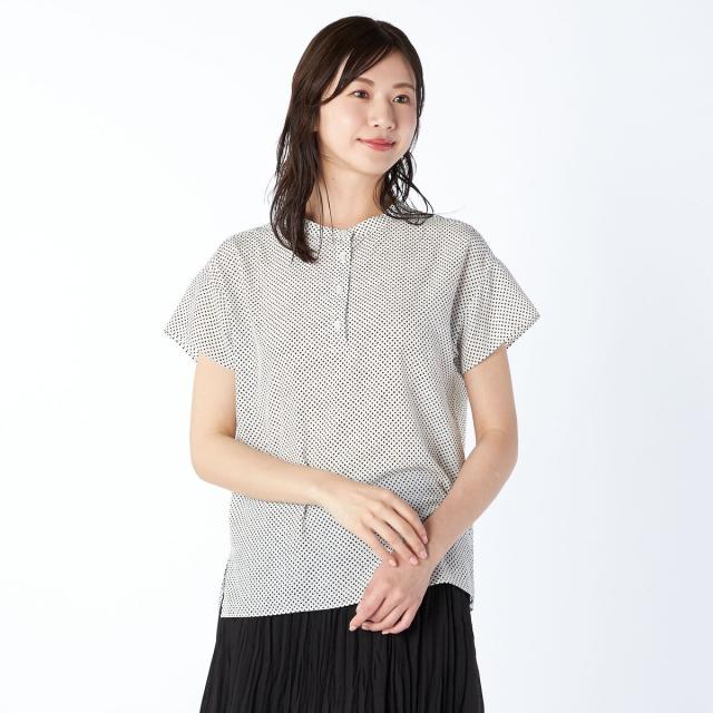 キース（KEITH）/プリントペブルブラウス