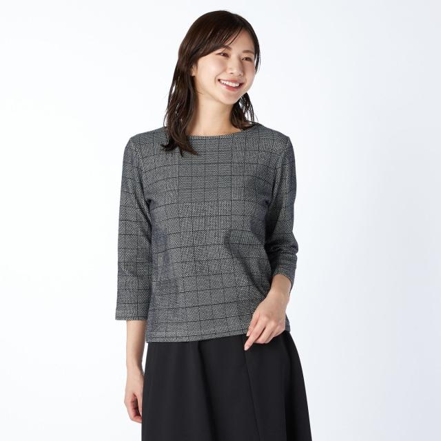 キース（KEITH）/ジャカードジャージーカットソーボートネック