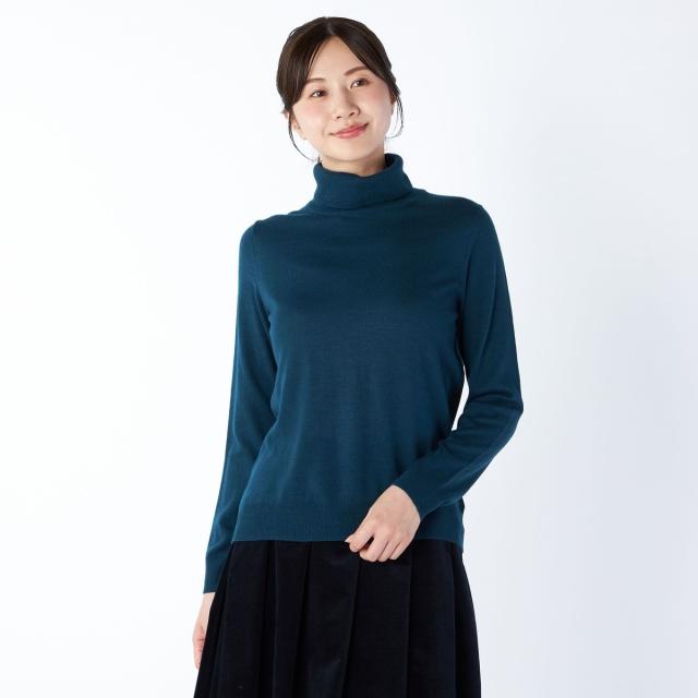 キース（KEITH）/ウールブレンドニットタートル