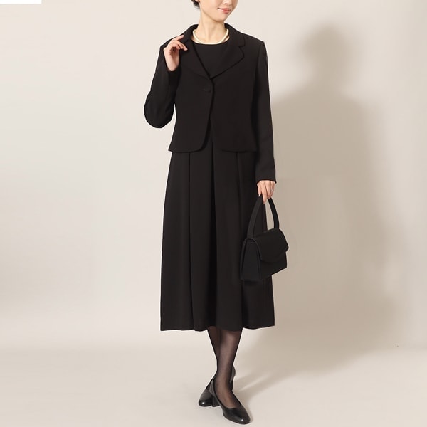 マダムココ（MADAMECOCO）/【ブラックフォーマル】喪服 レディース／オールシーズン対応／礼服／大きいサイズ（メアリーココ）