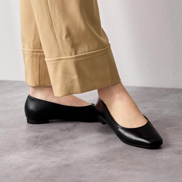 HIMIKO（HIMIKO）/【撥水】＜1．5ｃｍヒール＞ブラックパンプス/600007 【21．5cm〜26．5cm】