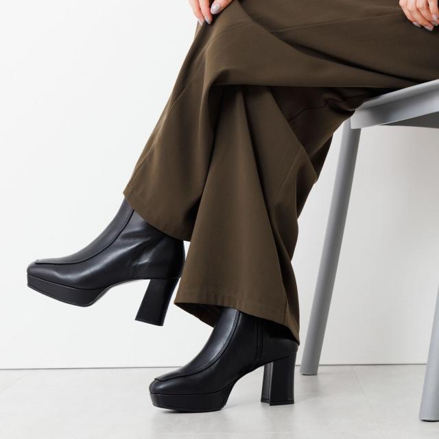 HIMIKO（HIMIKO）/【撥水】【卑弥呼25AW】スクエアトゥストームブーツ/651413