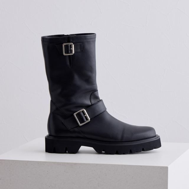 HIMIKO（HIMIKO）/厚底でスタイルアップ【卑弥呼25AW】エンジニアブーツ/651405