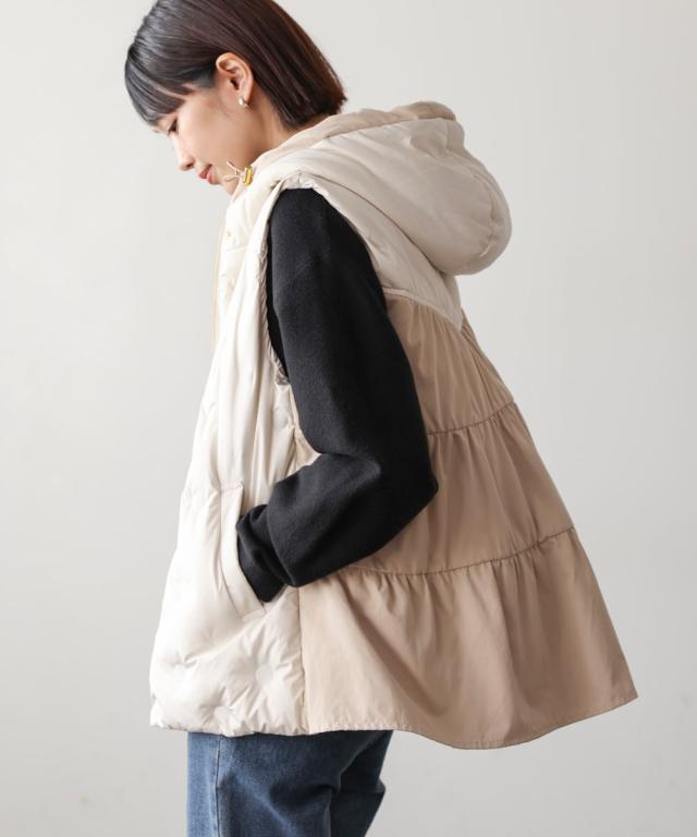 ブージュルード（Bou Jeloud）/ヒートボンディングティアードベスト