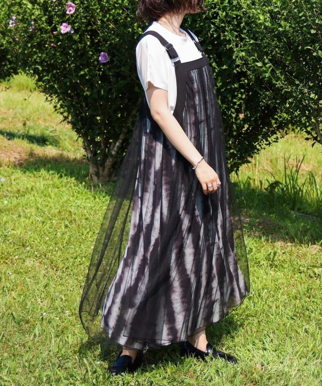 ブージュルード（Bou Jeloud）/ぼかしストラプチュールワンピース