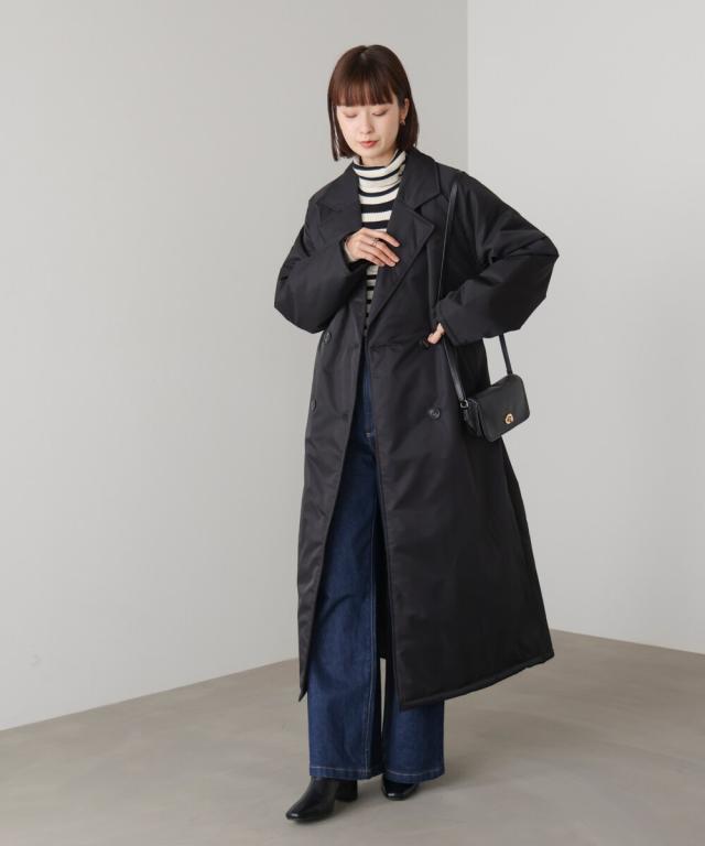 ブージュルード（Bou Jeloud）/ナイロンオーバーサイズトレンチコート