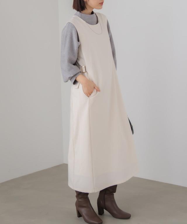 【NEW】ブージュルード（Bou Jeloud）/ウエストベルトジャンバースカート