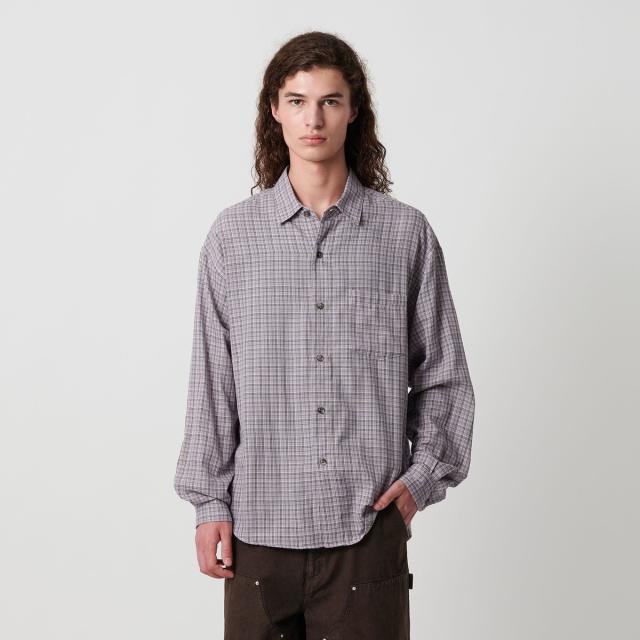 モンキータイム（monkey time）/ダブルガーゼ チェック シャツ