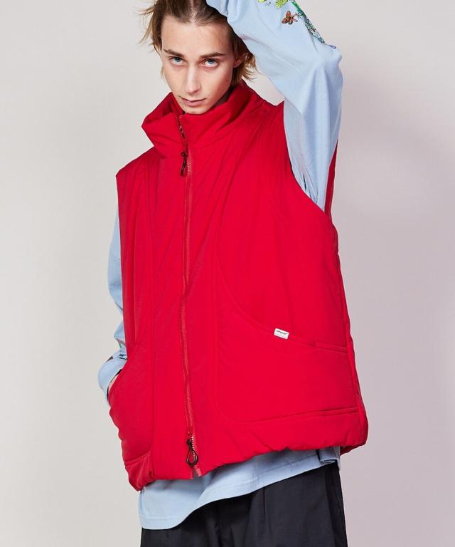 レアセル（rehacer）/rehacer : Shell Puff Down Vest