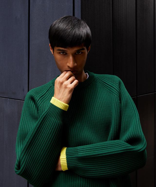 レアセル（rehacer）/rehacer : Flix Ridge Crew KnitFlix Ridge Crew Knit