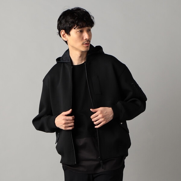 ベータ・メン（BMEN）/フーデットジップアップニット ブルゾン