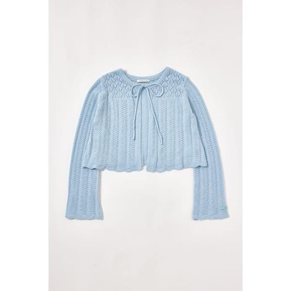 シェルターセレクト（SHEL’TTER SELECT）/【INSTANTFUNK】リボン カーディガン