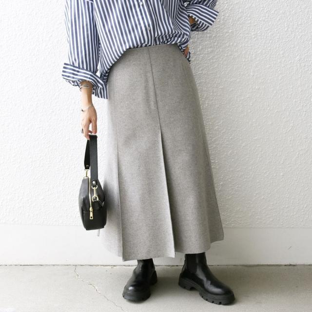 シップス エニィ（SHIPS any）/《一部追加予約》SHIPS any: エア ニードル タック ミディ スカート