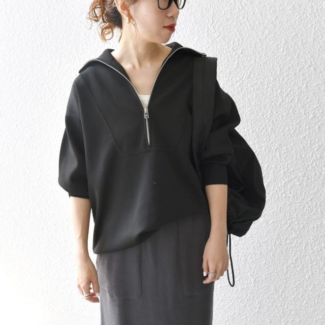 シップス エニィ（SHIPS any）/SHIPS any:〈手洗い可能〉ハーフ ジップ ハイネック プルオーバー