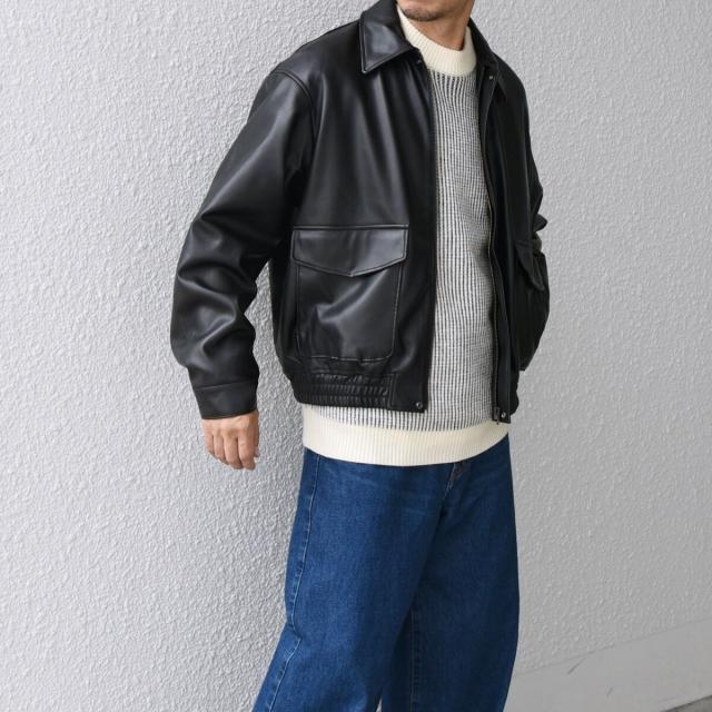 シップス エニィ（SHIPS any）/SHIPS any: オーバーサイズ A−2 ブルゾン◇