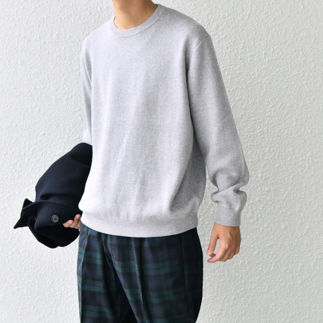 シップス エニィ（SHIPS any）/SHIPS any: 〈手洗い可能〉コットン カシミヤ スウェットライク ニット 24FW◇