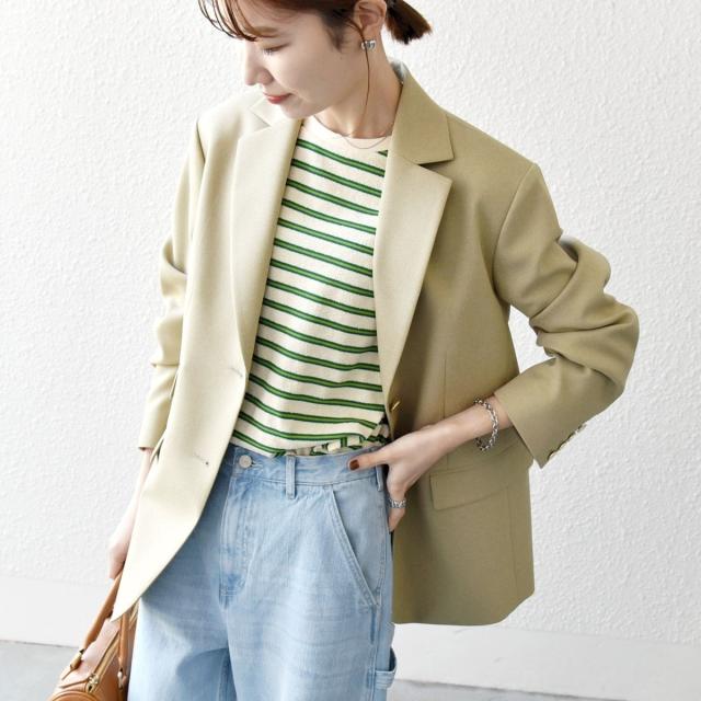 シップス エニィ（SHIPS any）/SHIPS any: オックス シングル テーラード ブレザー ジャケット［NAVY BLUE］