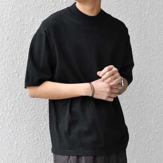 シップス エニィ（SHIPS any）/SHIPS any:〈接触冷感〉ハイゲージリネン ミックス サマーニット モックネック Tシャツ◇