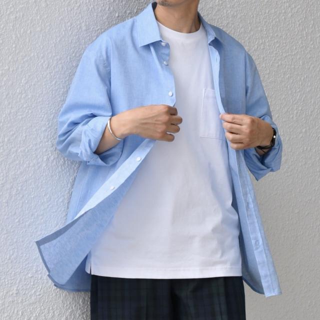 シップス エニィ（SHIPS any）/SHIPS any: コットン/リネン 7分袖 レギュラー シャツ◇◇