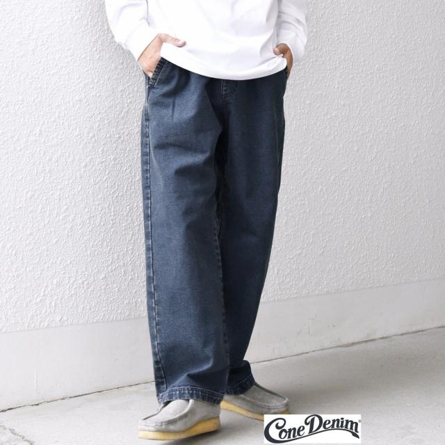 シップス エニィ（SHIPS any）/SHIPS any: Cone Denim フリーサイズ キャンバス デニム イージーパンツ◇