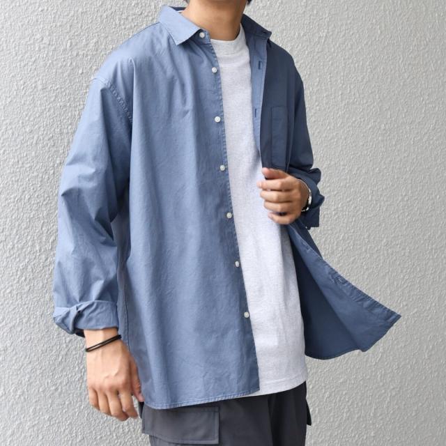 シップス エニィ（SHIPS any）/SHIPS any:〈洗濯機可能〉コットン ガーメントダイ レギュラーカラー シャツ◇