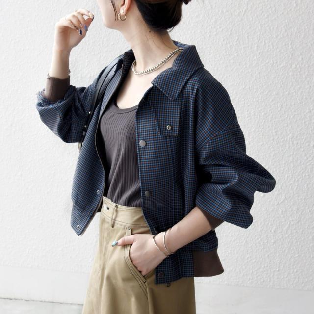 シップス エニィ（SHIPS any）/SHIPS any: ガンクラブ チェック ハンティング ブルゾン