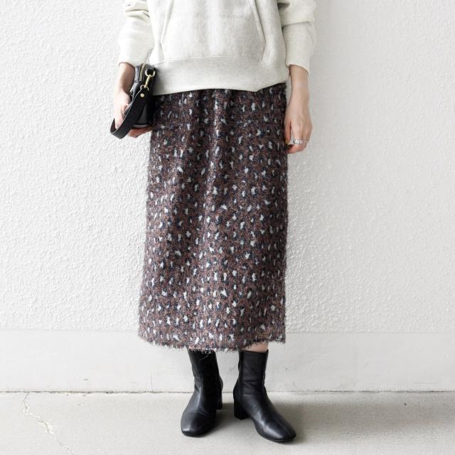 シップス エニィ（SHIPS any）/《一部追加予約》SHIPS any:〈手洗い可能〉レオパード ジャカード Iライン イージー スカー